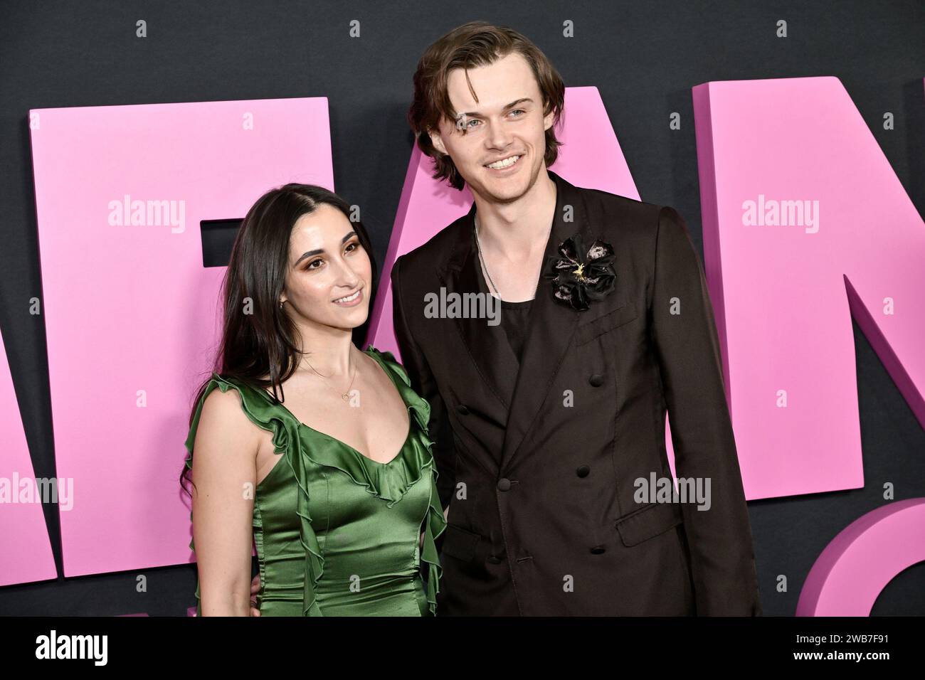Christopher Briney, right, and girlfriend Isabel Machado attend the ... Christopher Briney, right, and girlfriend Isabel Machado attend the ...