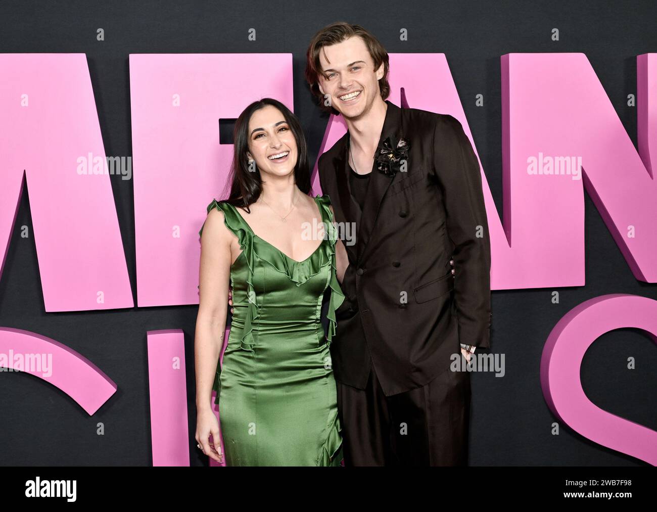 Christopher Briney, right, and girlfriend Isabel Machado attend the ... Christopher Briney, right, and girlfriend Isabel Machado attend the ...