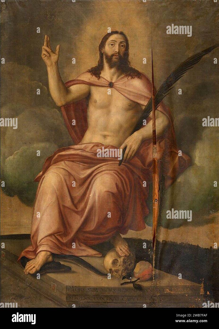 Michiel Coxie - Triumphant Christ Stock Photo - Alamy