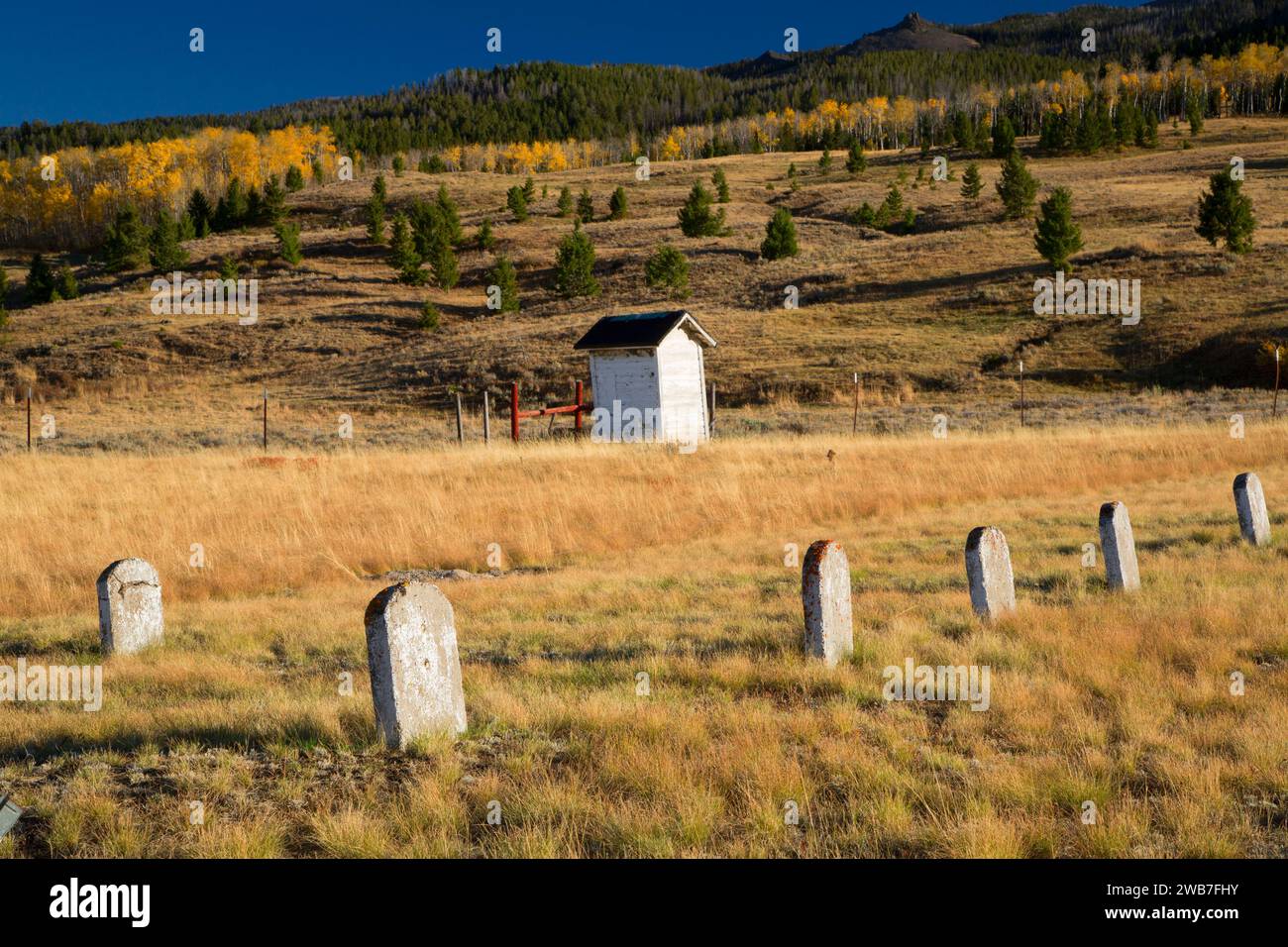 Lakeview Cemetery in Centennial Valley, Beaverhead County, Montana ...