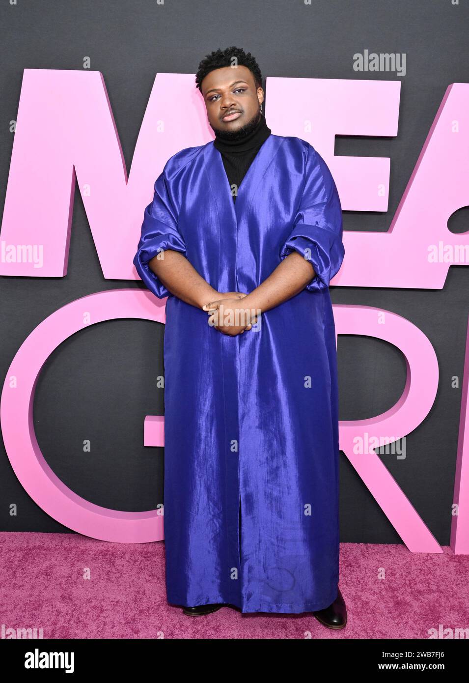 Jaquel Spivey attends the world premiere of "Mean Girls" at AMC Lincoln ...