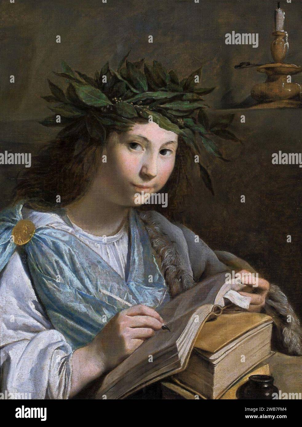 Moreelse Clio - muse of history Stock Photo - Alamy