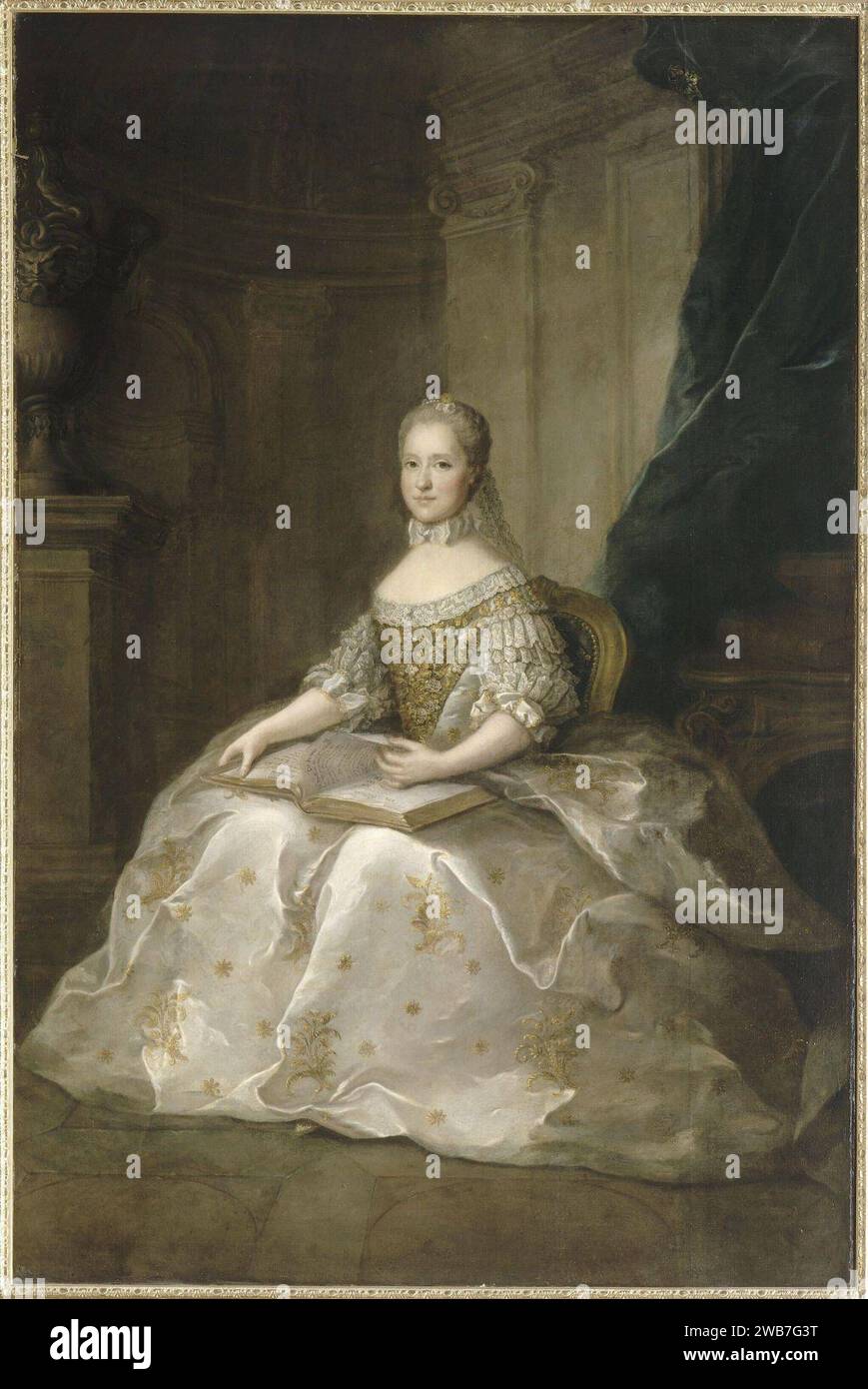 Nivelon - Marie Josèphe of Saxony - Versailles MV 3797 Stock Photo - Alamy