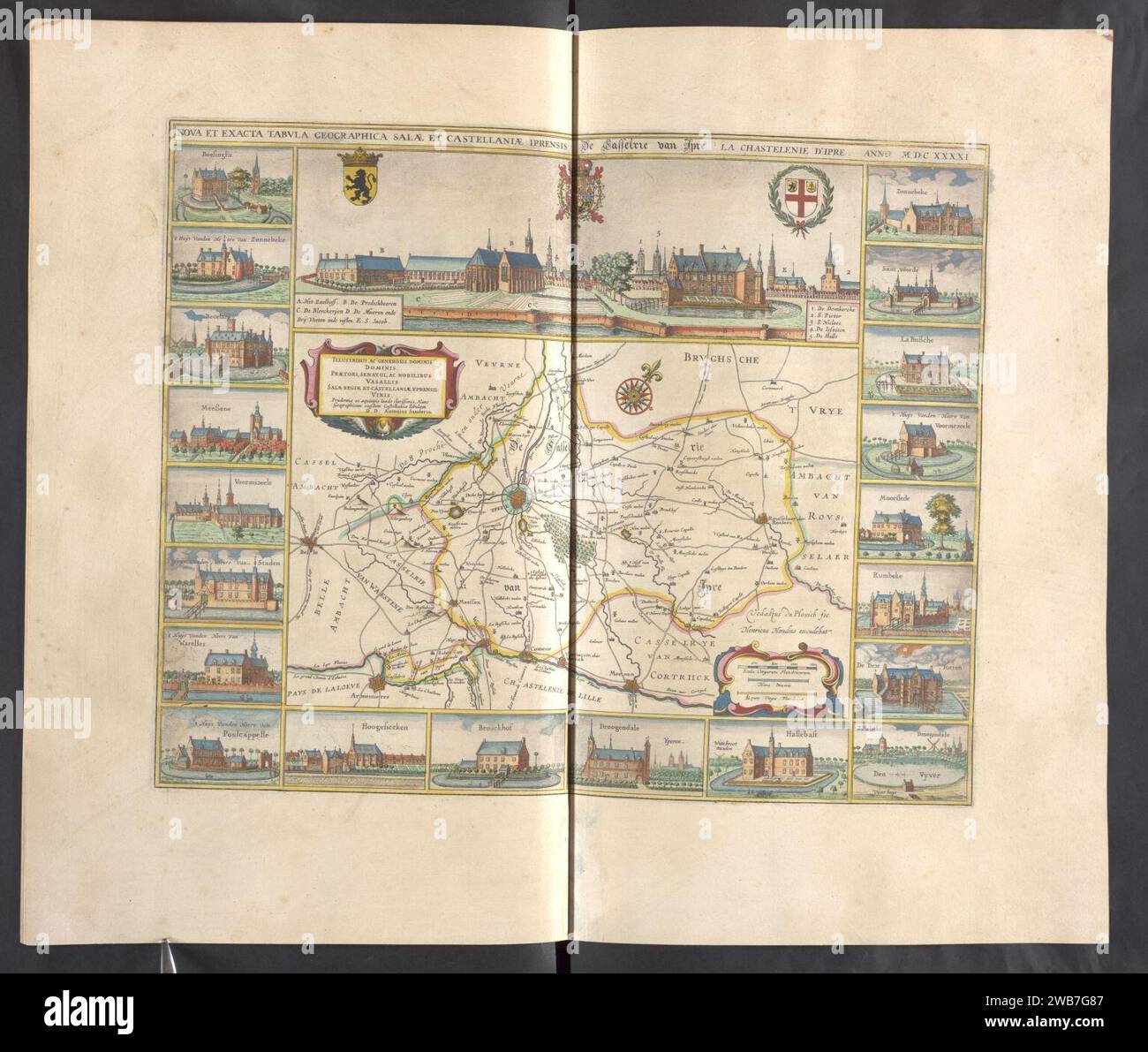 Nova Et Exacta Geographica Salæ Et Castellaniæ Iprensis - Atlas Maior ...