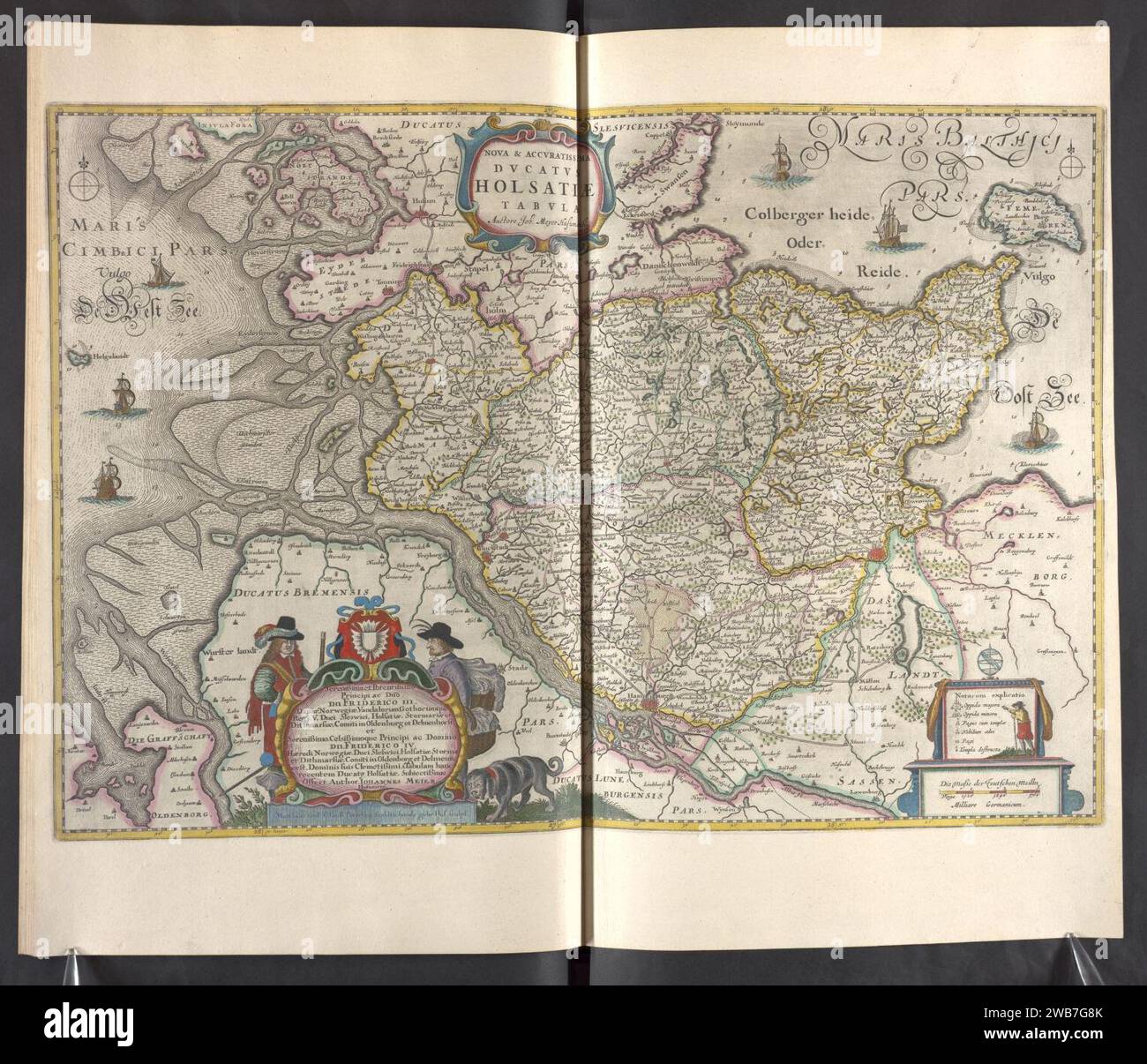 Nova & Accvratissima Dvcatvs Holsatiæ Tabvla - Atlas Maior, vol 3, map ...