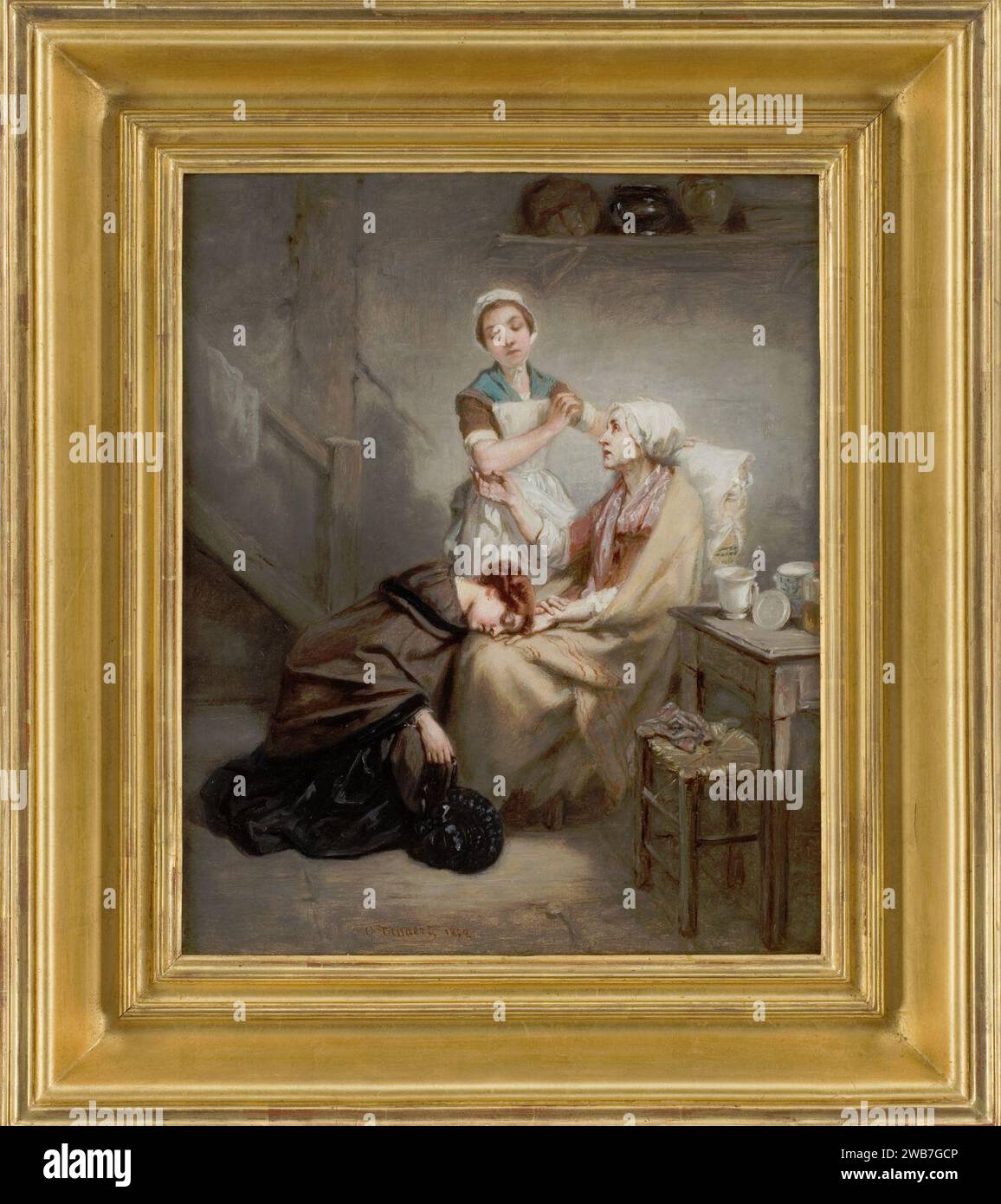 Octave Tassaert - The return to the village (The Prodigal Son Stock ...