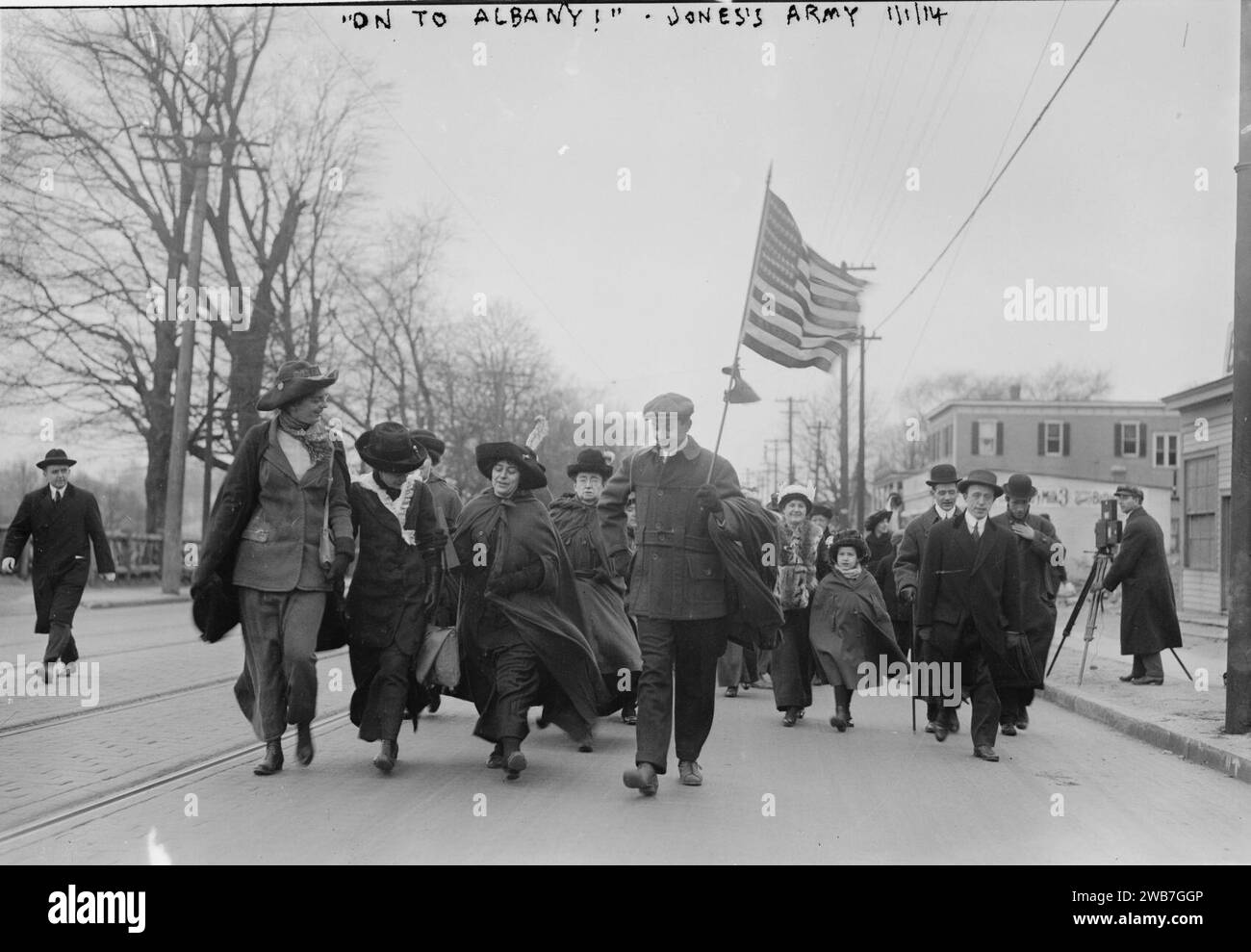 ''On to Albany'' - Jones' Army 1-1-14 Stock Photo - Alamy