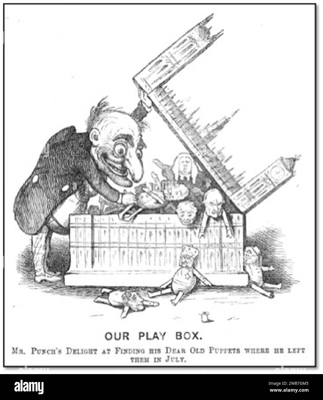 'Our Play Box' cartoon from Punch Stock Photo - Alamy