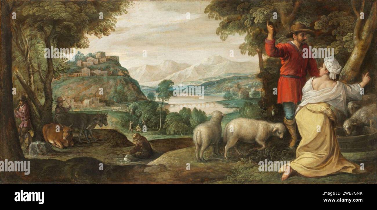 Paolo Fiammingo - Jacob meeting Rachel at the Well Stock Photo - Alamy