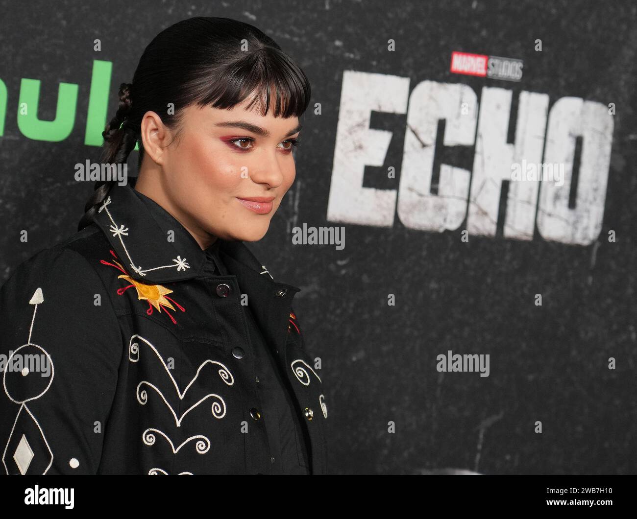 Los Angeles, USA. 10th Dec, 2023. Devery Jacobs arrives at the Marvel ...