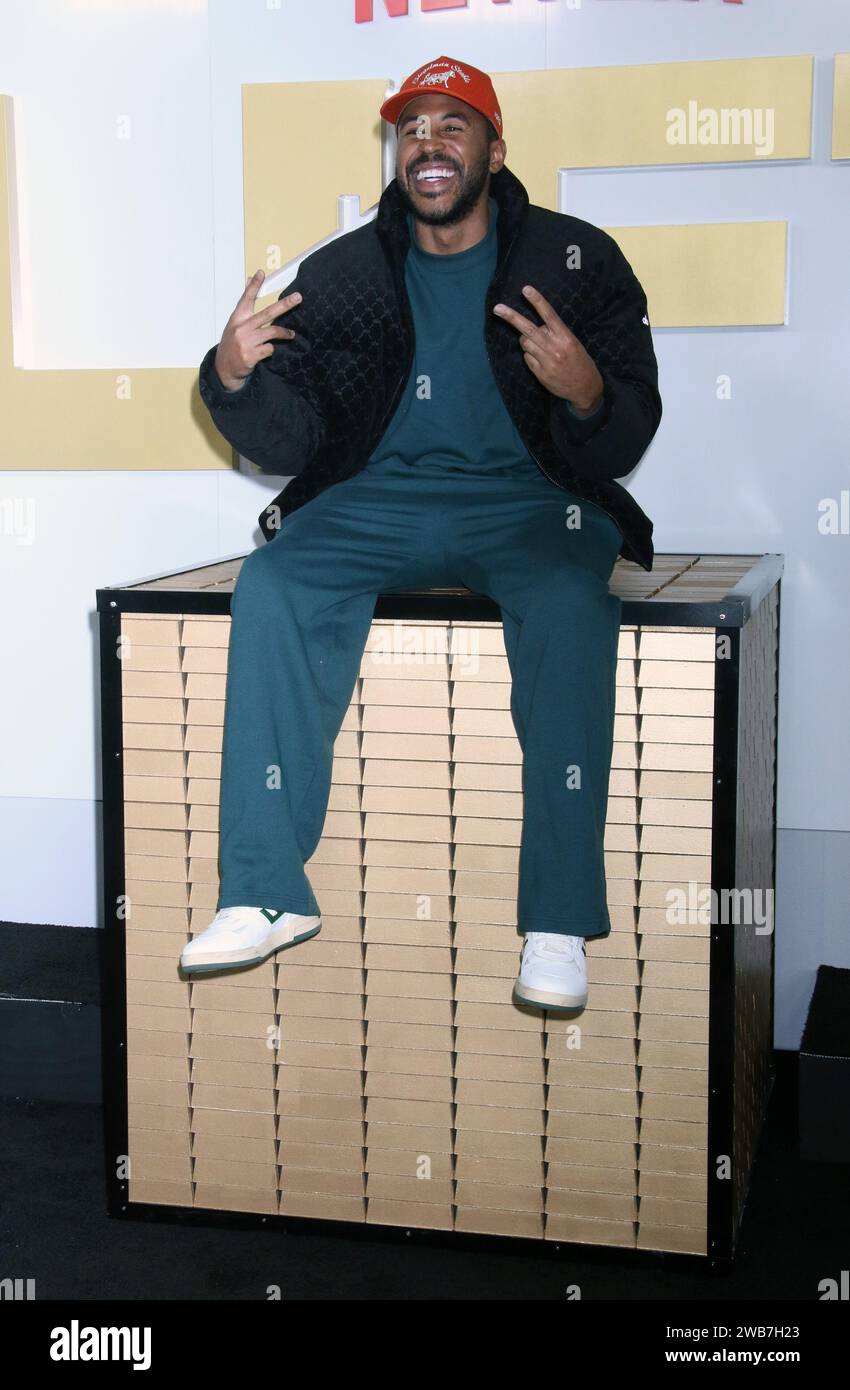 New York, NY, USA. 8th Jan, 2024. Blaise Ffrench at the Netflix world ...