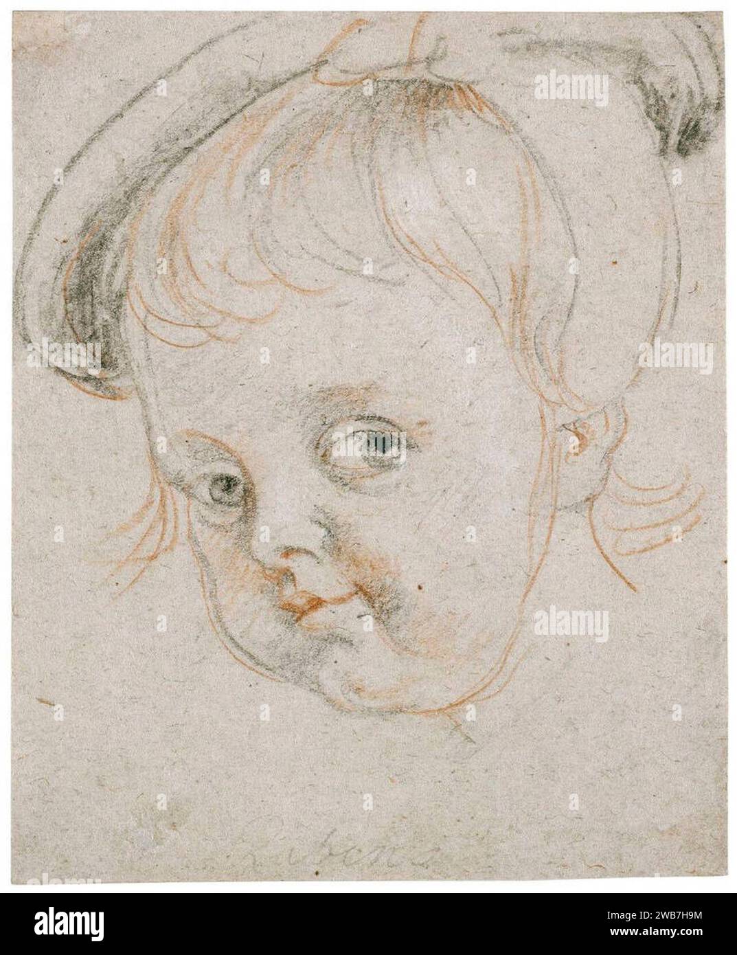Peter Paul Rubens - Child portrait of Frans Rubens, son of the artist ...