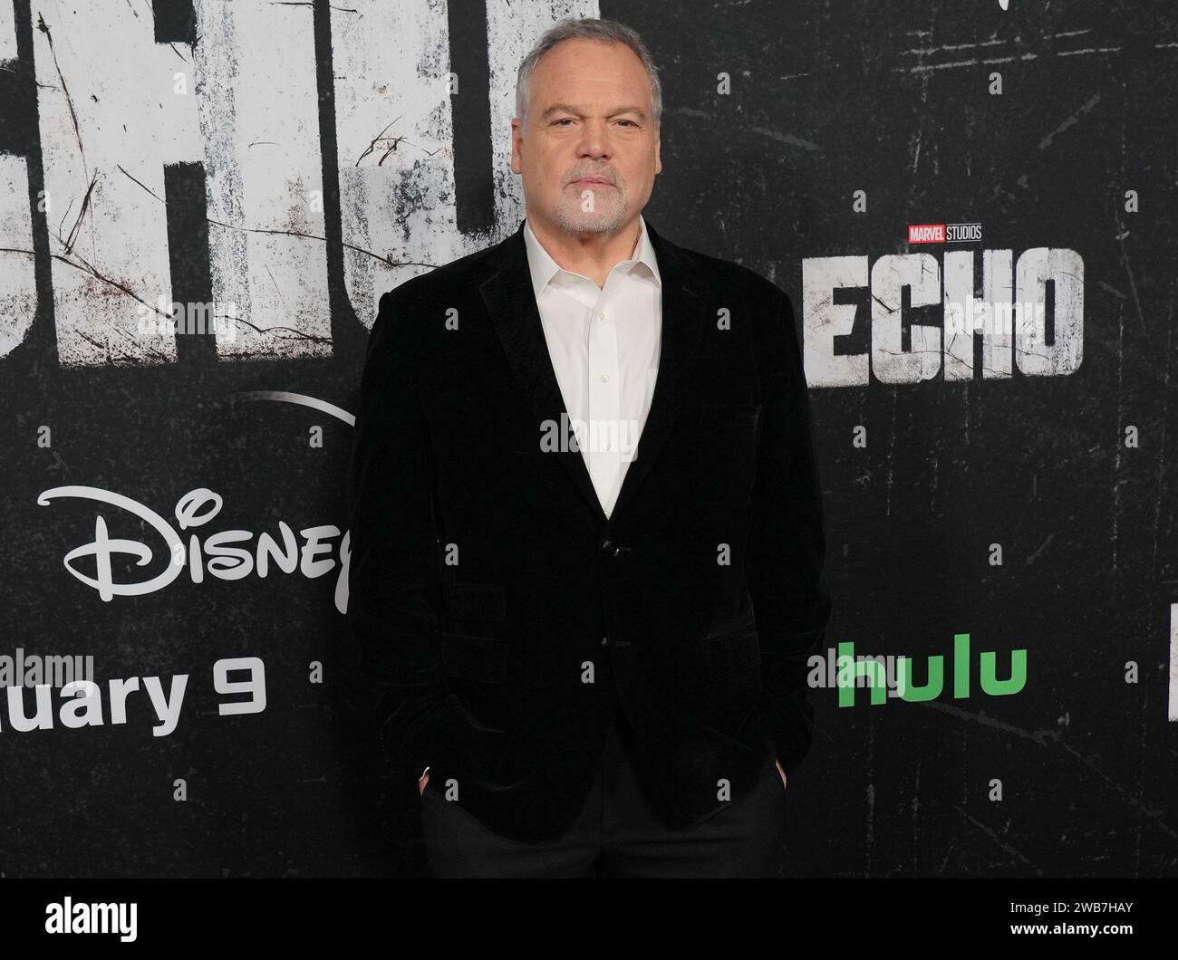 Los Angeles, USA. 10th Dec, 2023. Vincent D'Onofrio arrives at the Marvel Studios ECHO Launch ...