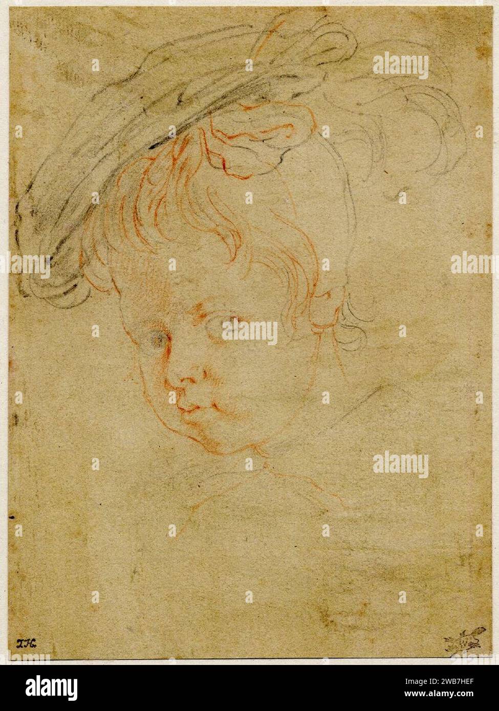 Peter Paul Rubens - Portrait of Rubens' son Frans Stock Photo - Alamy