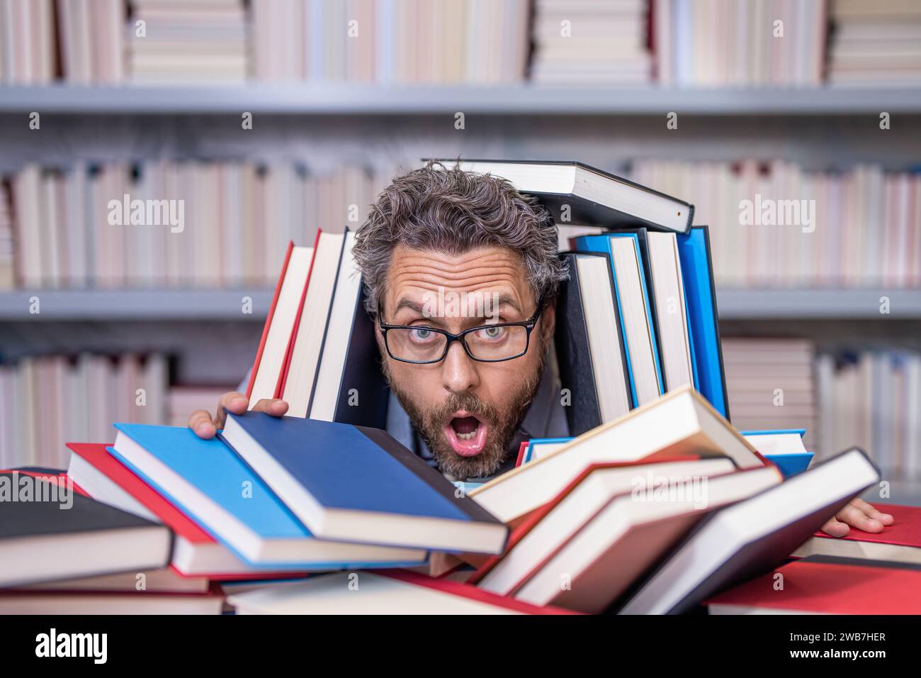 knowledge day. prepare for school exam. overworked millenial student ...