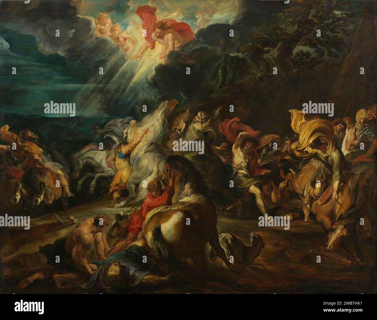 Peter Paul Rubens (1577-1640) - Conversion of Saint Paul Stock Photo ...