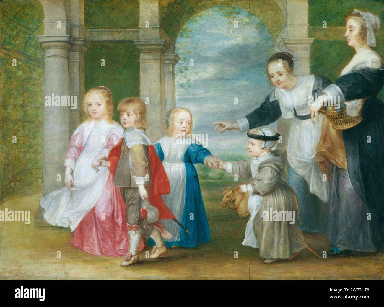 Philip Fruytiers - The four children of Rubens and Helena Fourment with ...