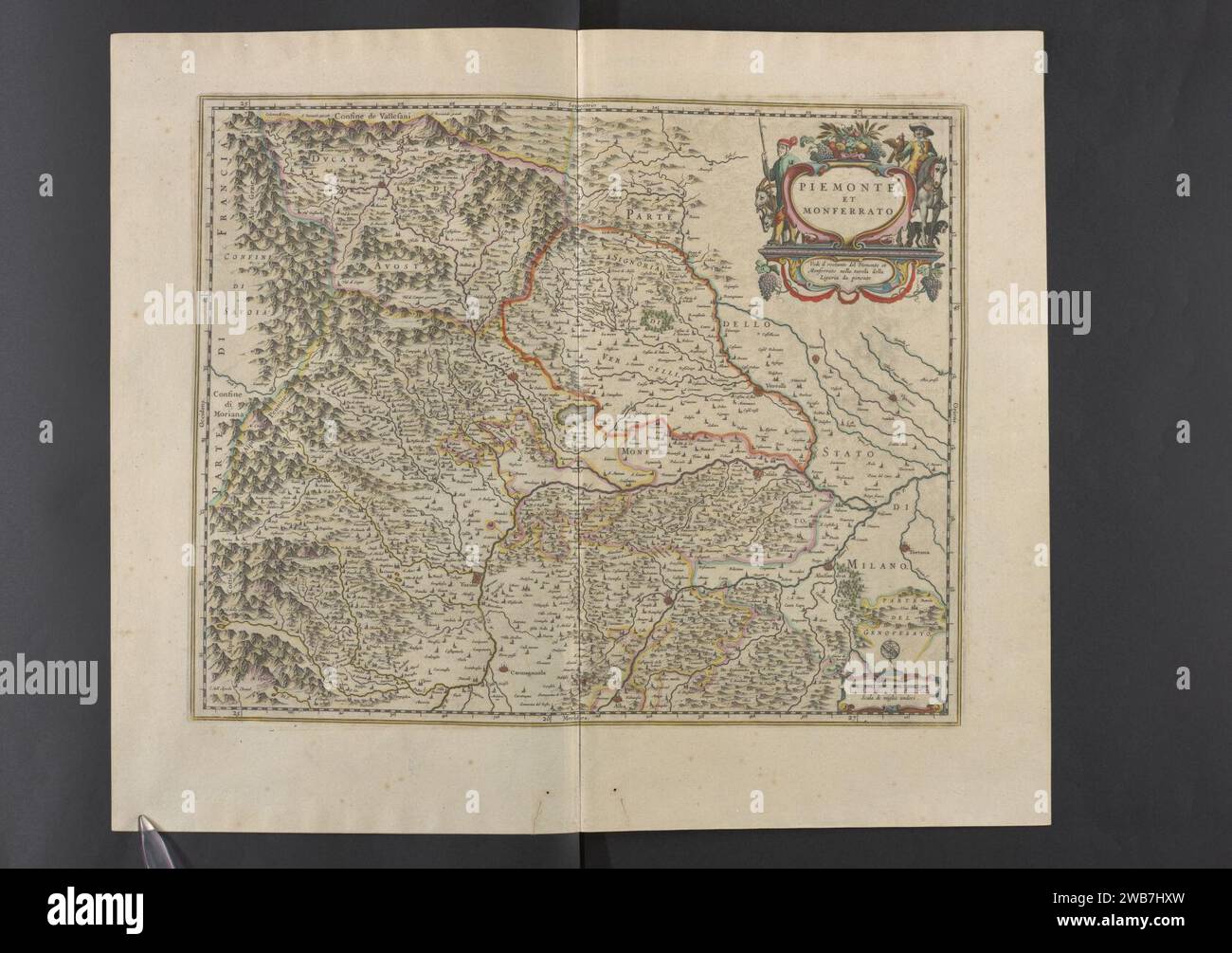 Map of piemonte hi-res stock photography and images - Alamy