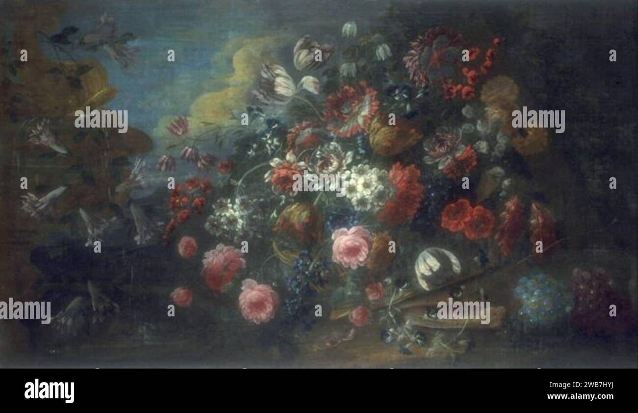 Pieter Boel - Flowers Stock Photo - Alamy