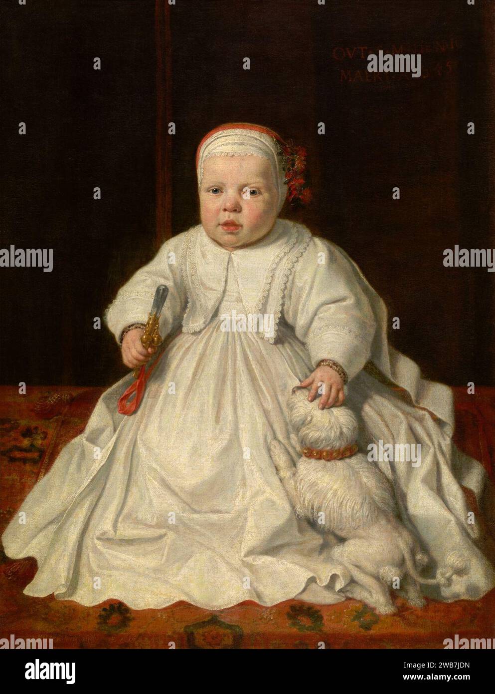 Pieter van Lint - Portrait of a Child Stock Photo - Alamy