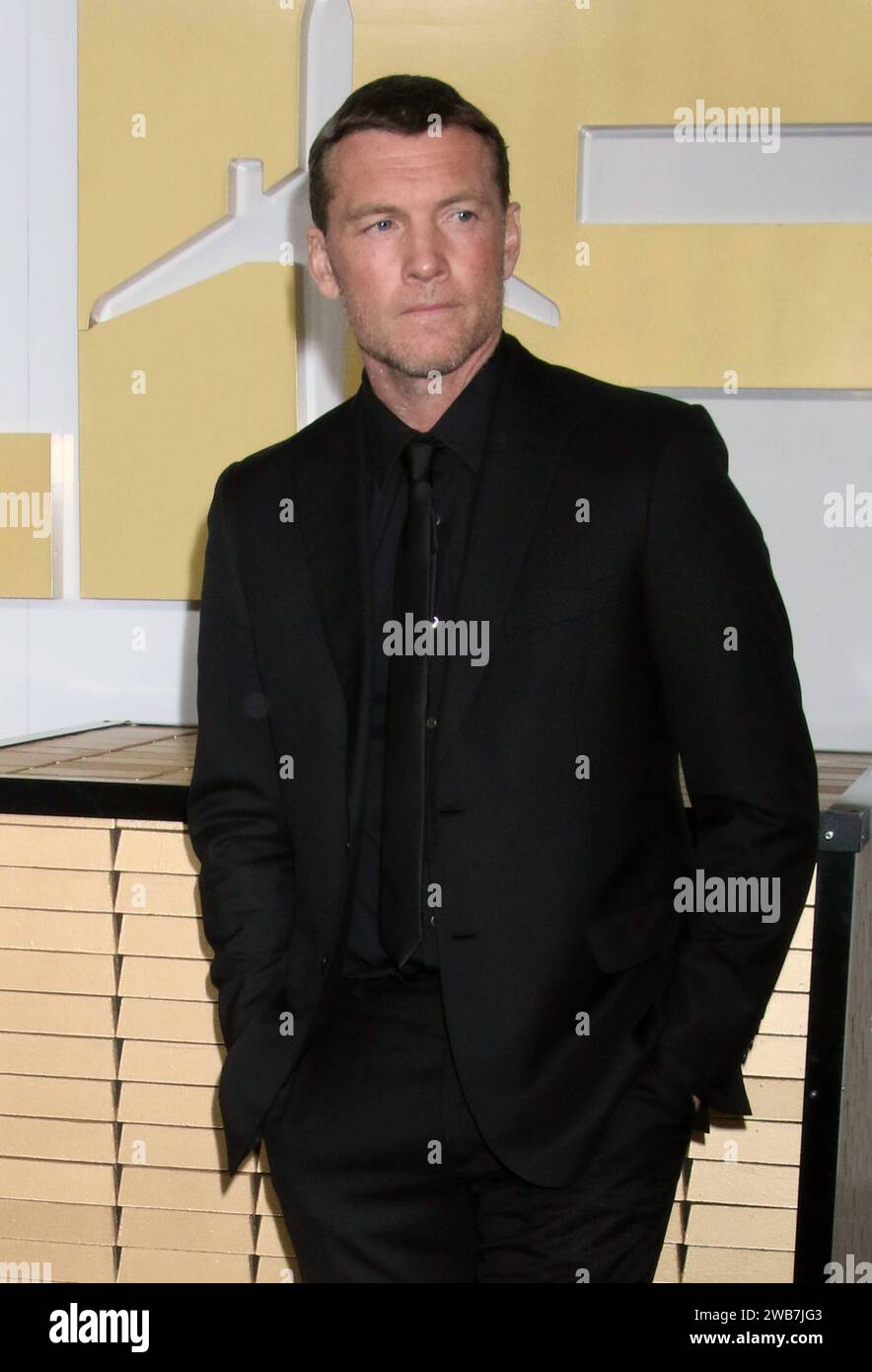 NEW YORK, NY - JANUARY 8: Sam Worthington at the Netflix world premiere ...