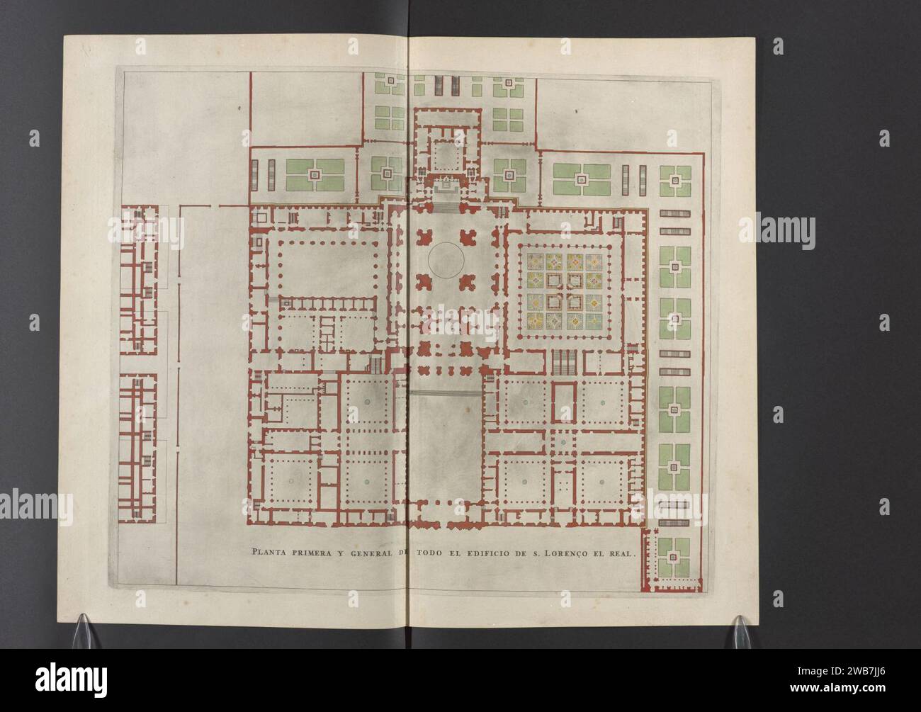 Planta Primera Y General De Todo El Edificio De S Lorenço El Real ...
