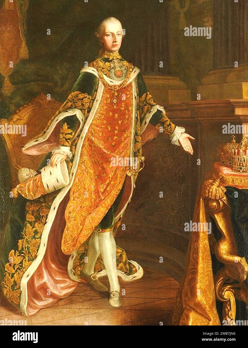 Pohl - Joseph II as Grand Master of the Order of Saint Stephen of ...