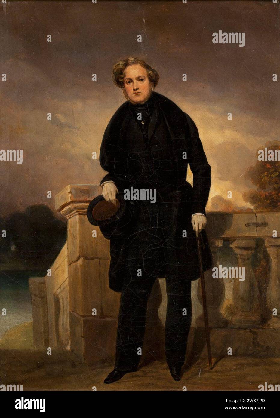 Portrait du comte Charles-Edgar de Mornay Stock Photo - Alamy