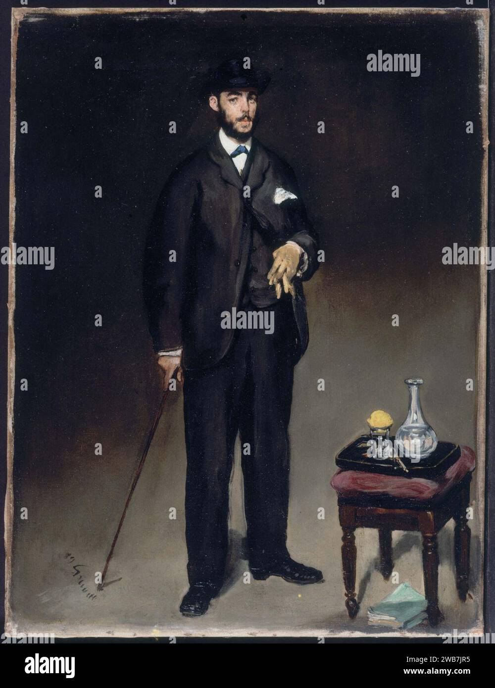 Portrait de Théodore Duret (1868) - Edouard Manet Stock Photo - Alamy