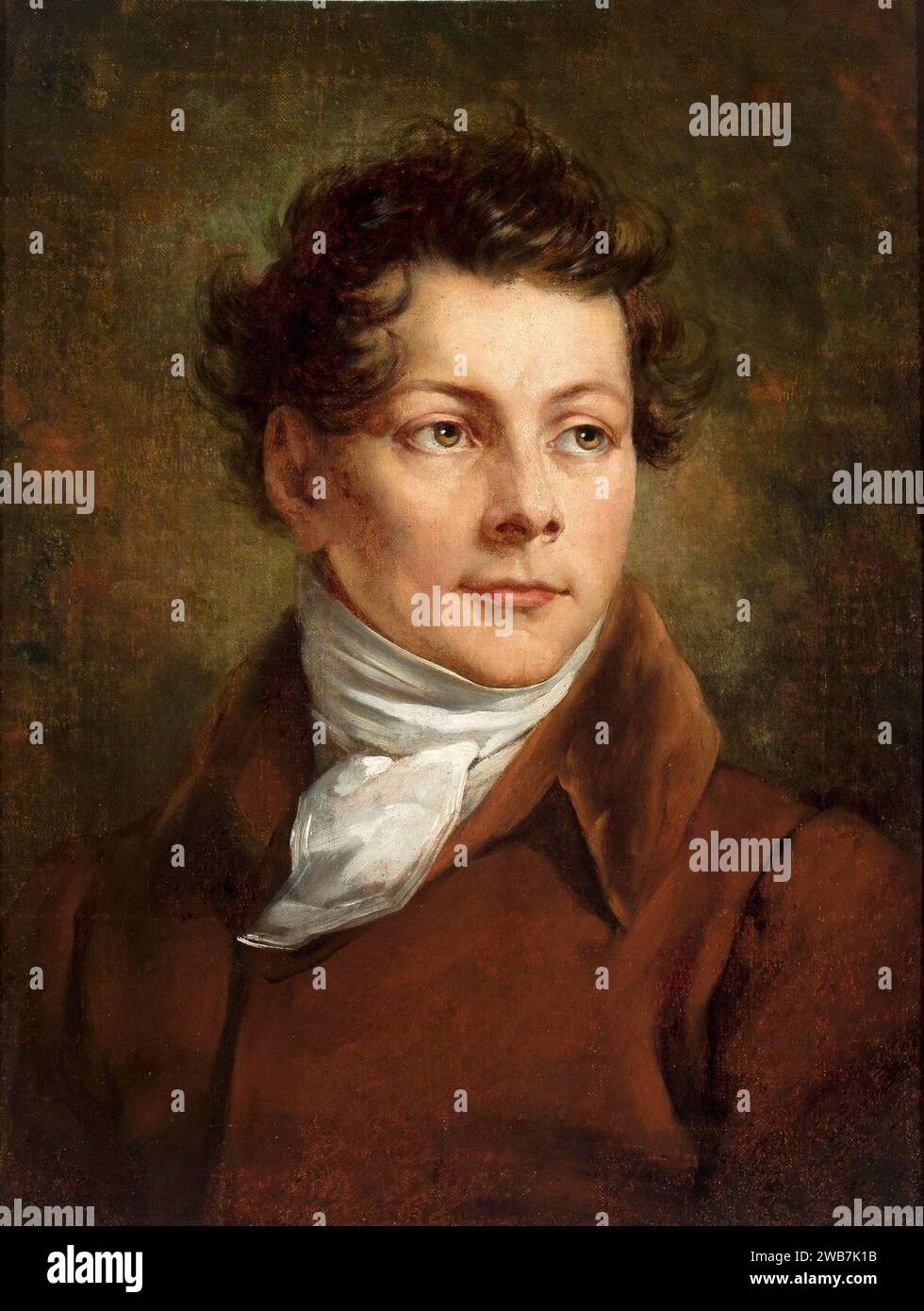 Portret Karola Brodowskiego - Antoni Brodowski Stock Photo - Alamy