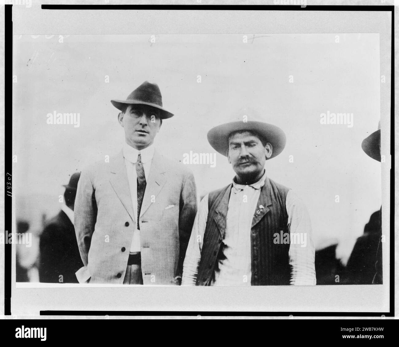 ''Red'' Lopez, Mexican insurrecto leader (right) and M.J. Brennan of ...