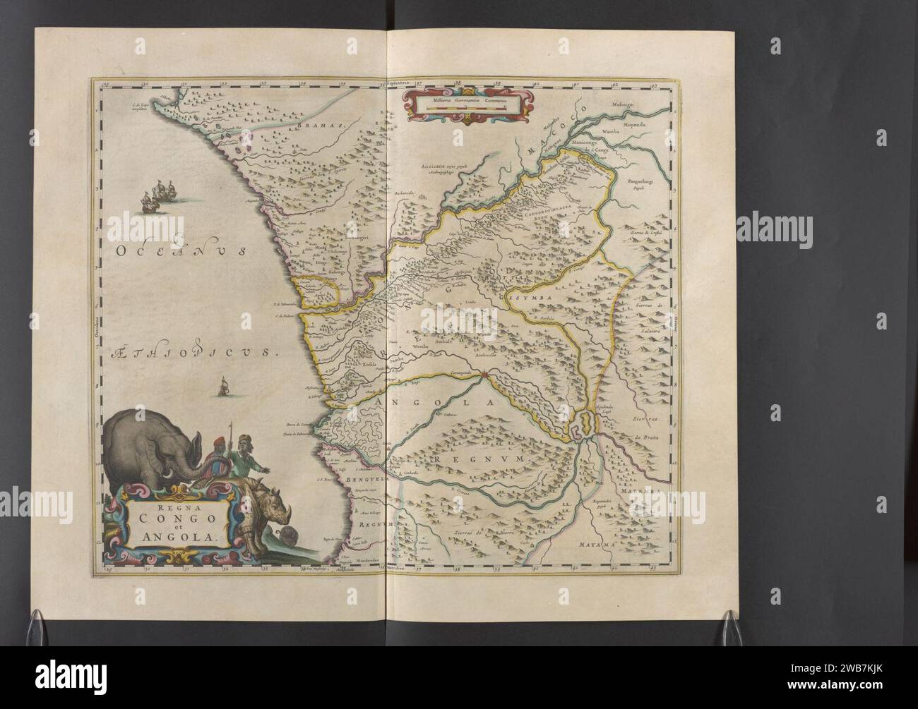 Historical angola map hi-res stock photography and images - Alamy
