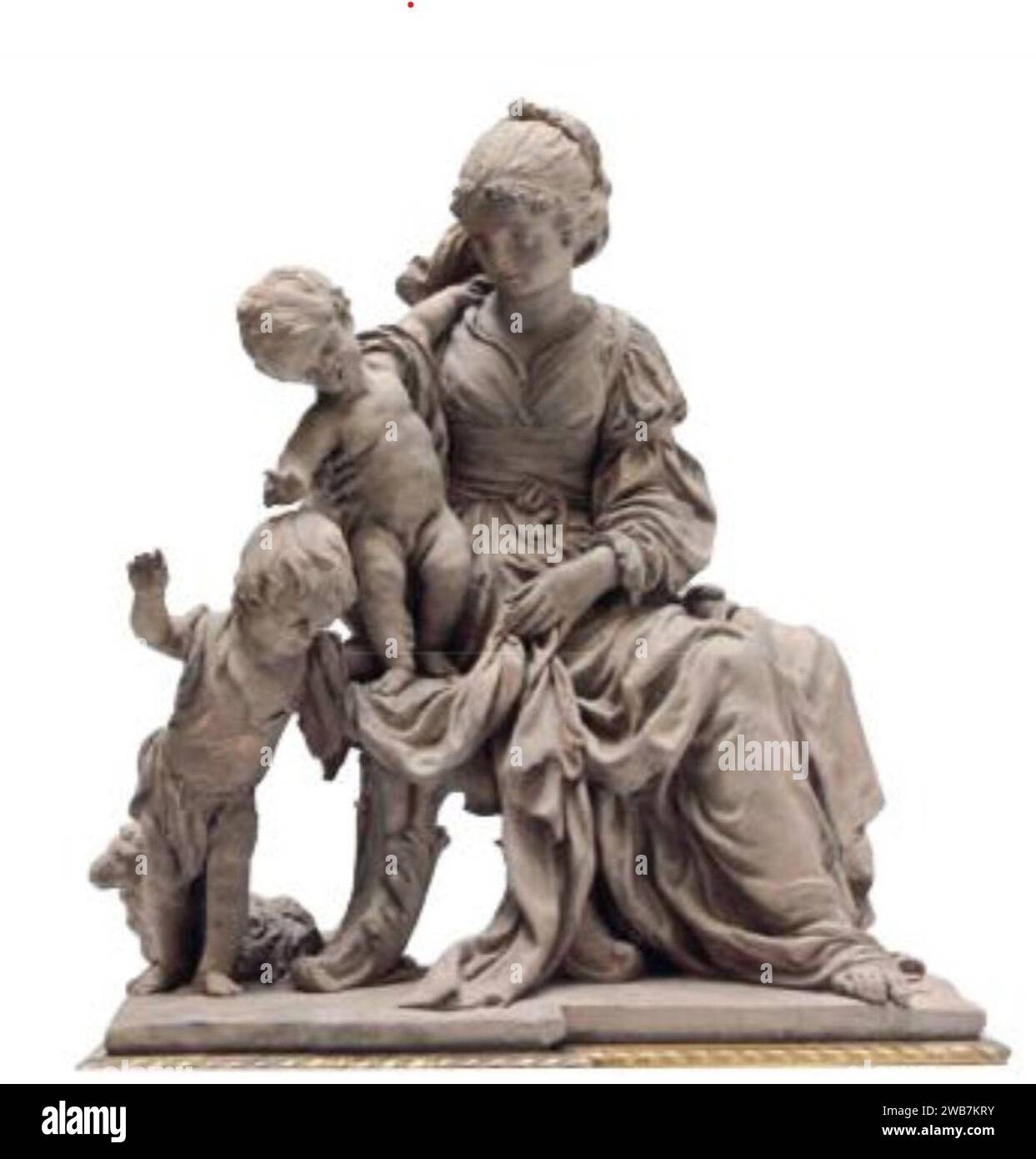 Rombaut Pauwels - Virgin and Child with St John the Baptist Stock Photo ...