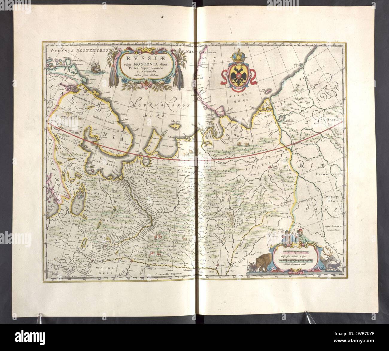 Moscovia map hi-res stock photography and images - Alamy