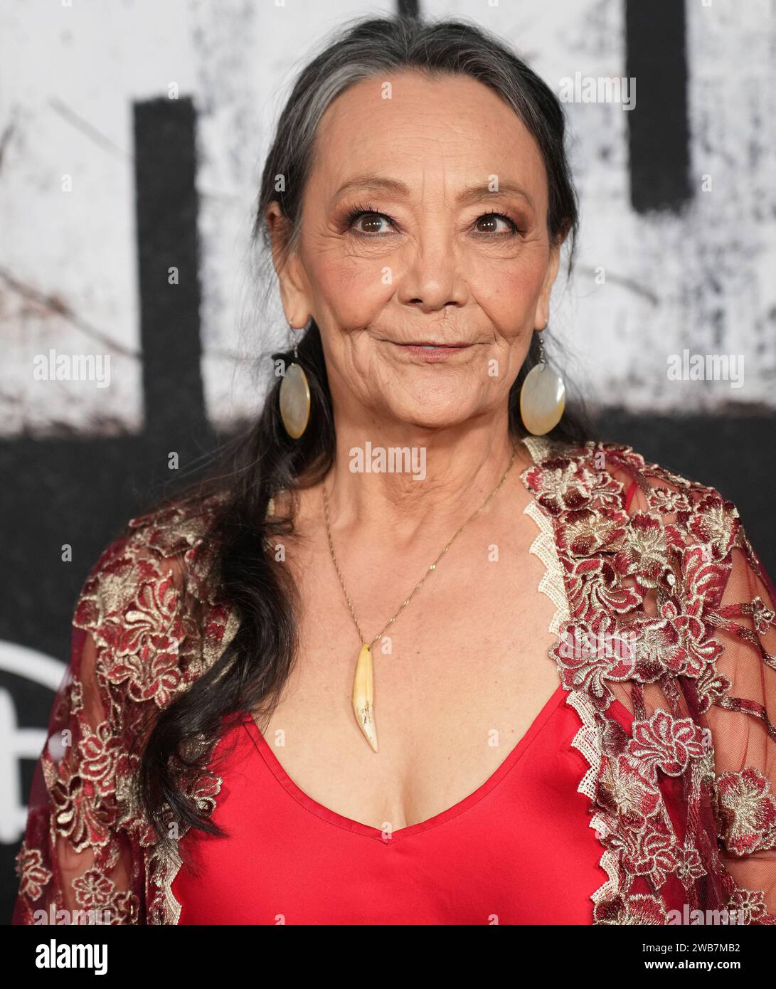 Los Angeles, USA. 10th Dec, 2023. Tantoo Cardinal arrives at the Marvel ...