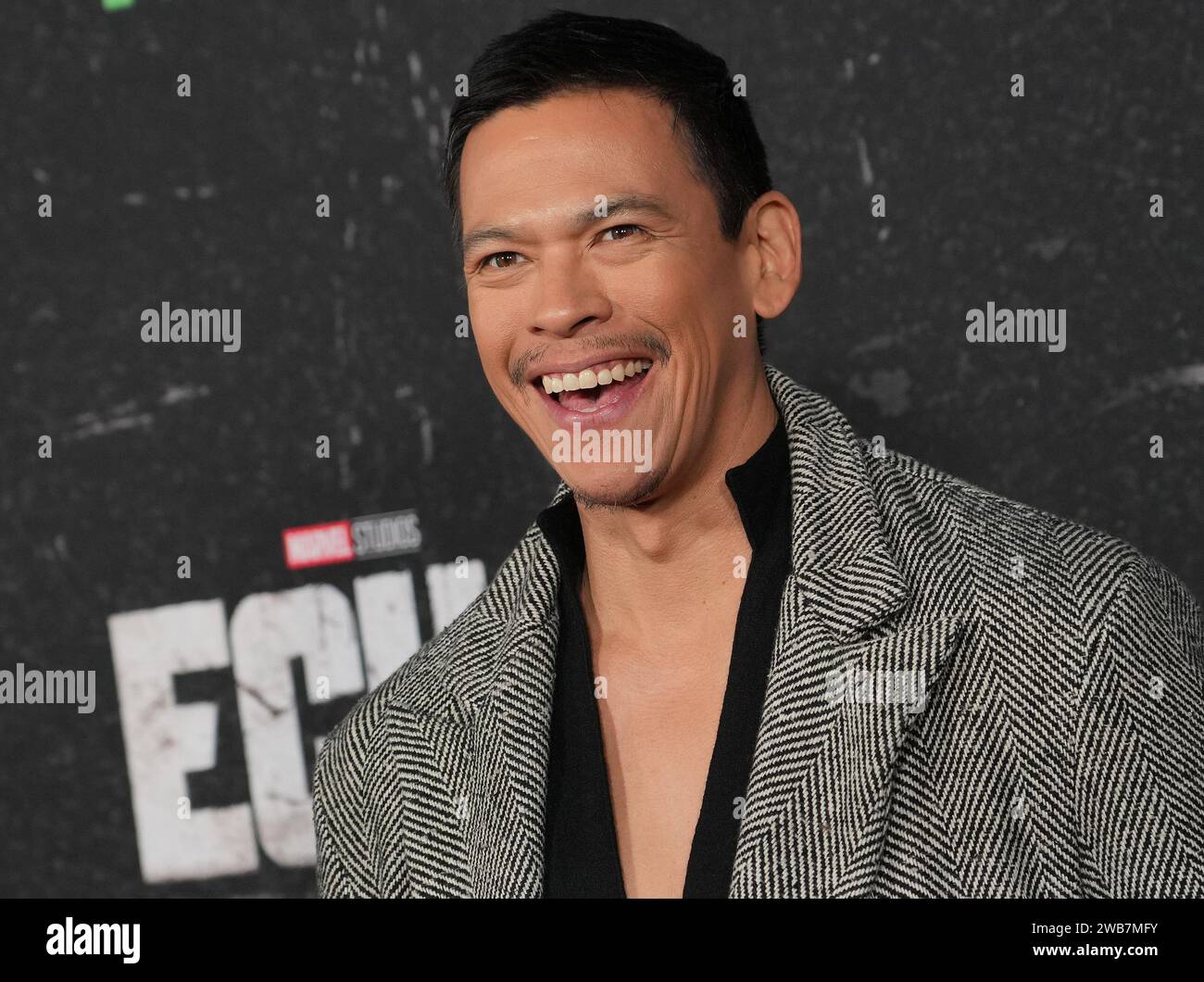 Los Angeles, USA. 10th Dec, 2023. Chaske Spencer arrives at the Marvel ...