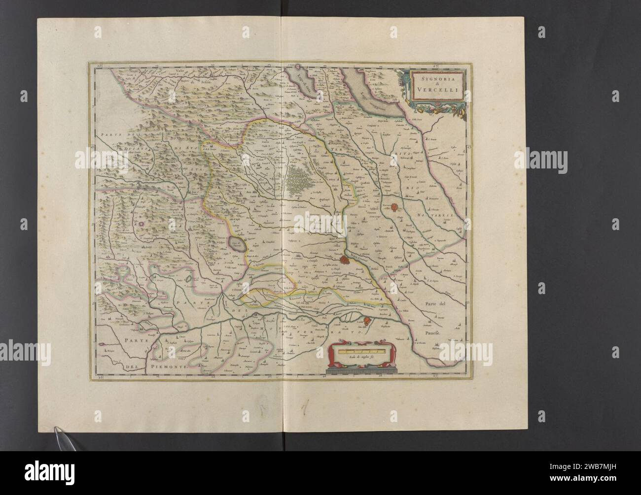 Vercelli map hi-res stock photography and images - Alamy