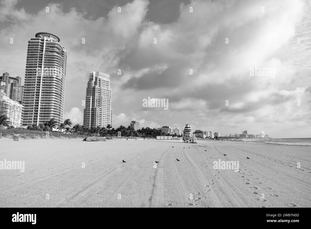 skyscraper building architecture in miami beach, florida. skyscraper ...