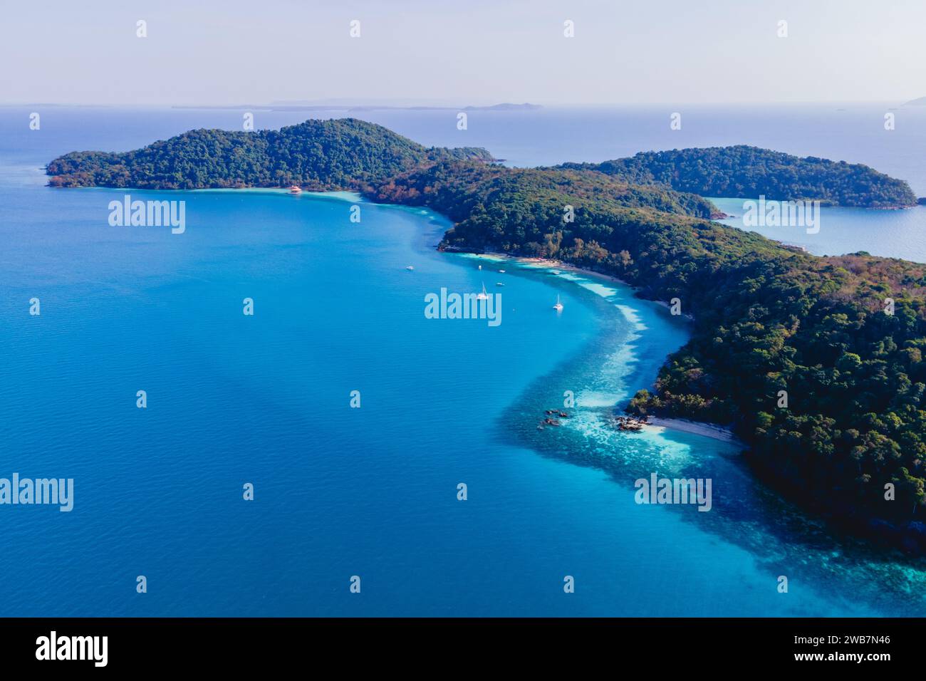 Koh Wai Island Trat Thailand near Koh Chang , tropical Island in ...