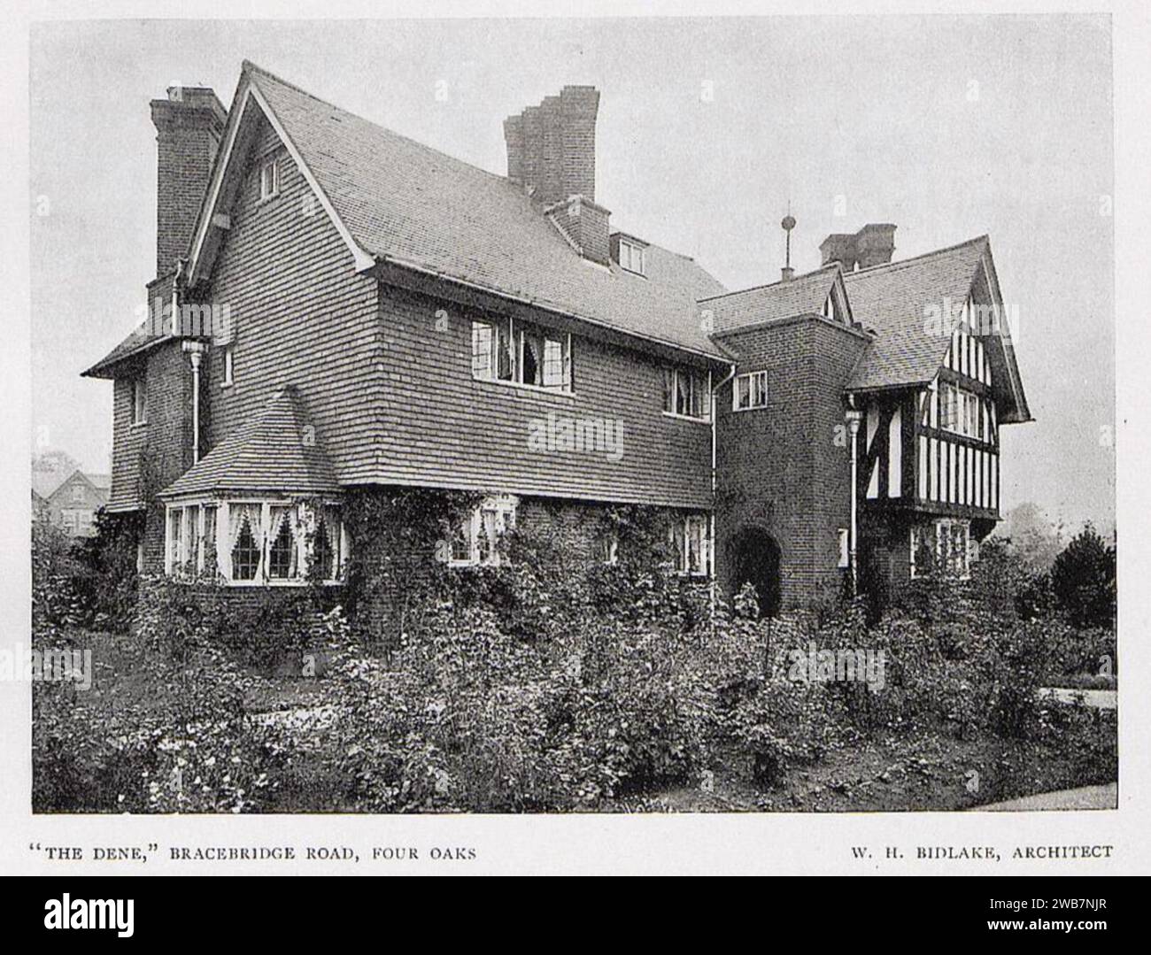 ''The Dene'', Bracebridge Road, Four Oaks Stock Photo - Alamy