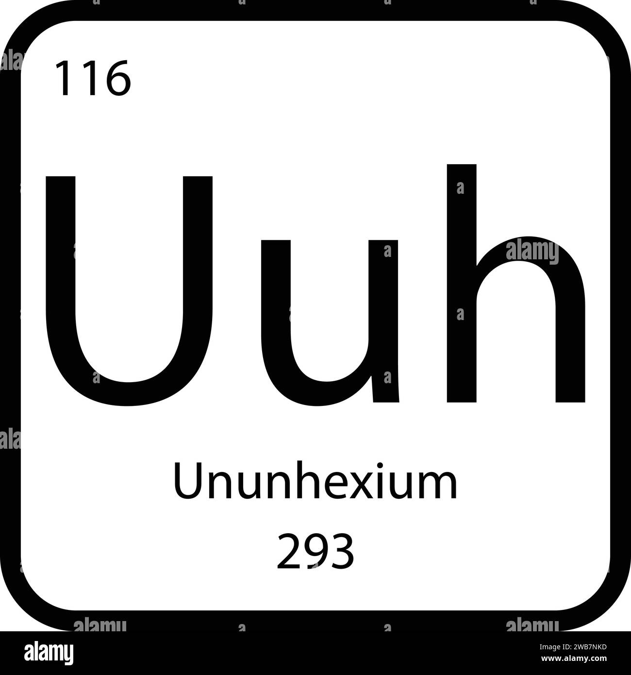 Ununhexium icon vektor illustration design Stock Vector Image & Art - Alamy