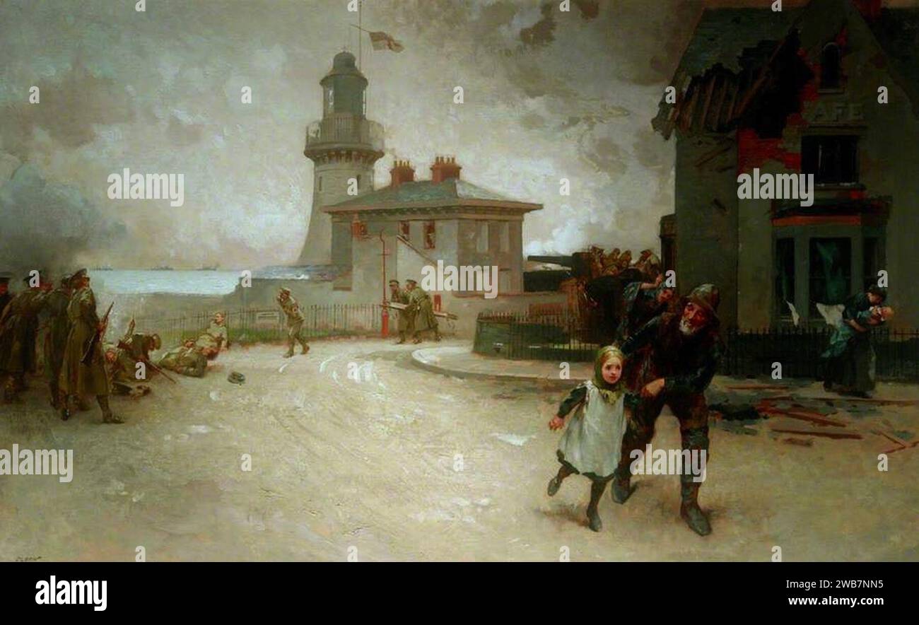 'The Great Sacrifice' by James Clark original colour (30906360582 Stock ...