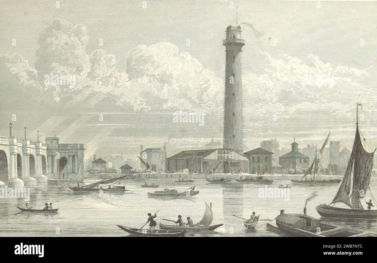 The new Shot Mill, near Waterloo Bridge - Shepherd, Metropolitan ...