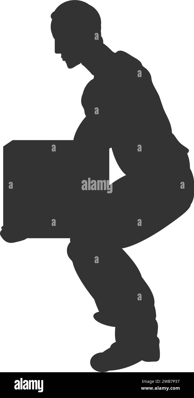 icon of person lifting weights vector illustration design Stock Vector ...