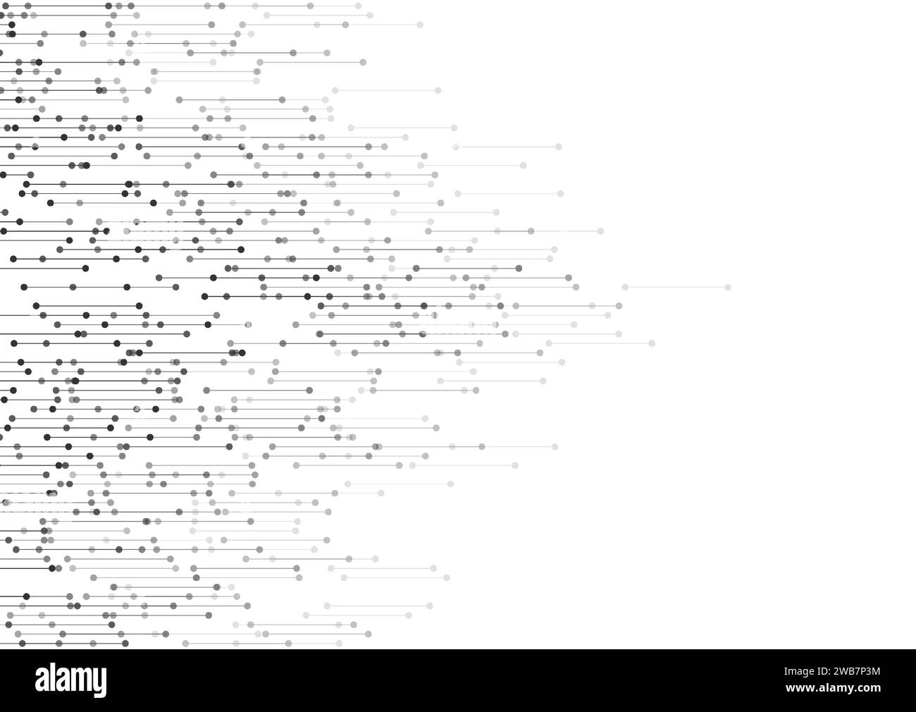 Black abstract technology connection lines on white background. Vector ...