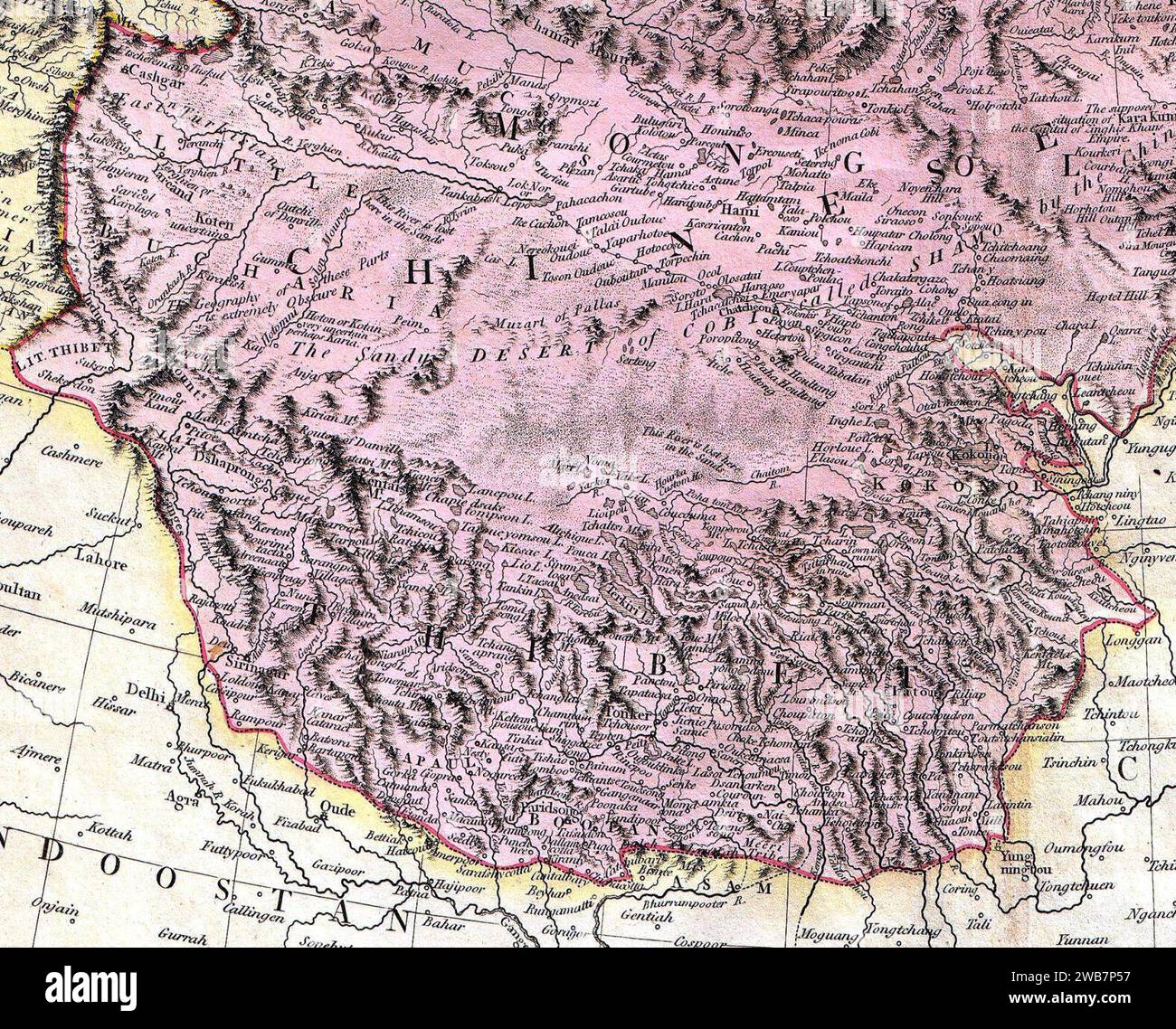 1806 cary map of asia hi-res stock photography and images - Alamy