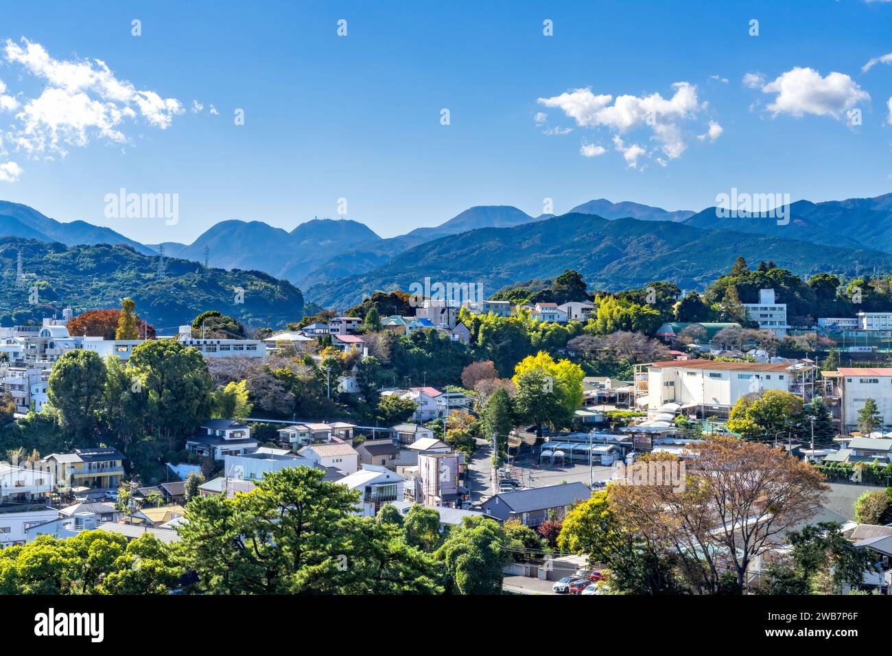 City View Observatory Mountain Buildings Hojo Castle Odawara Kanagawa ...