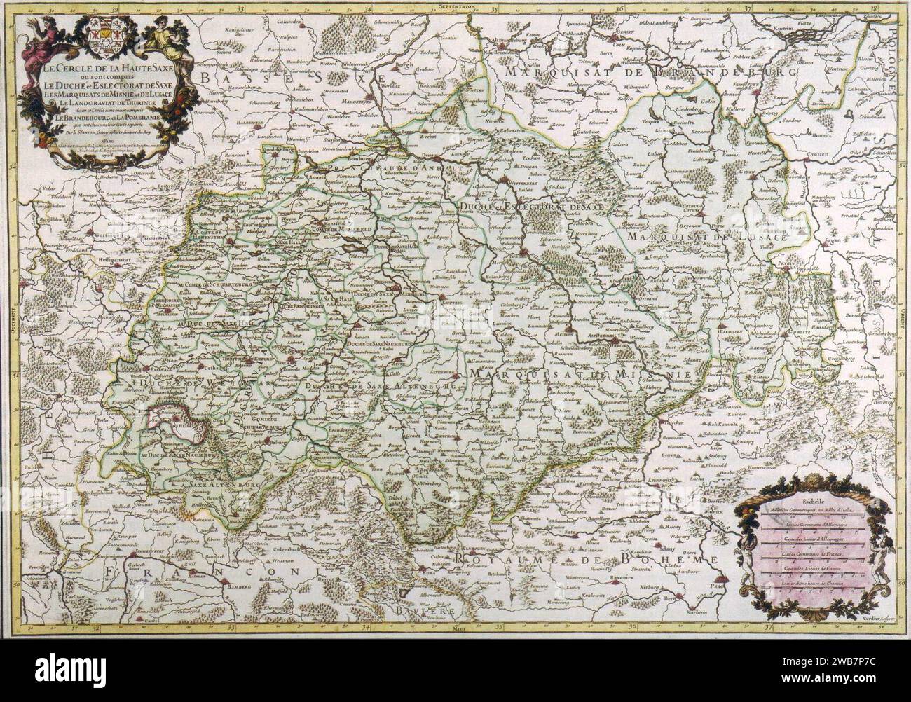 Map of thuringen hi-res stock photography and images - Alamy