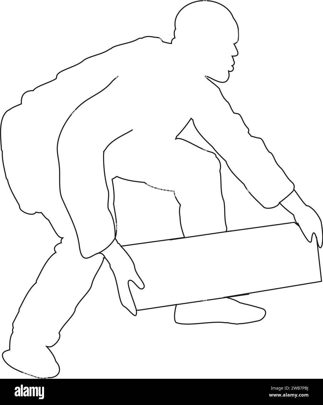 icon of person lifting weights vector illustration design Stock Vector ...