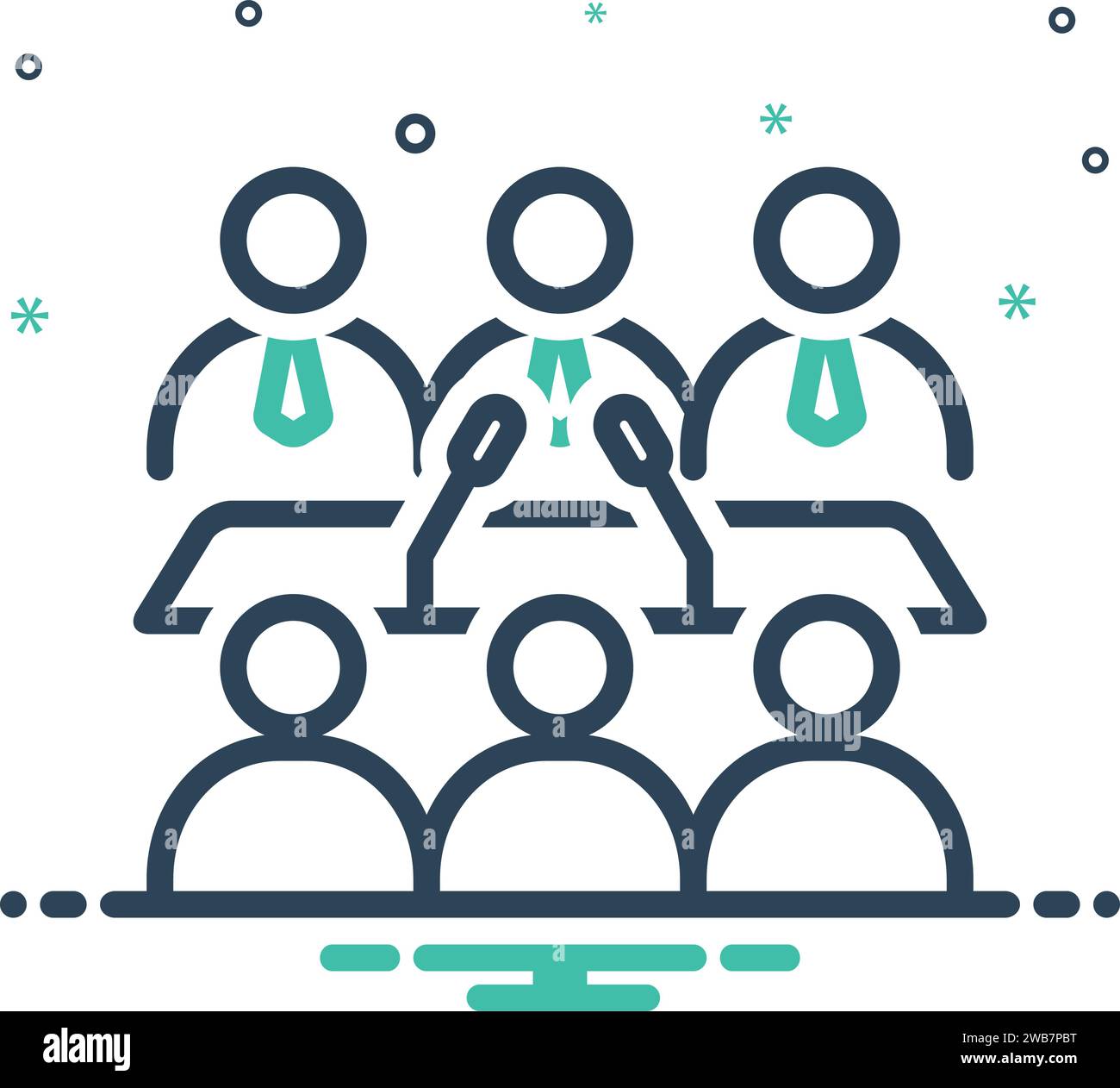 Business conference icon Stock Vector Image & Art - Alamy